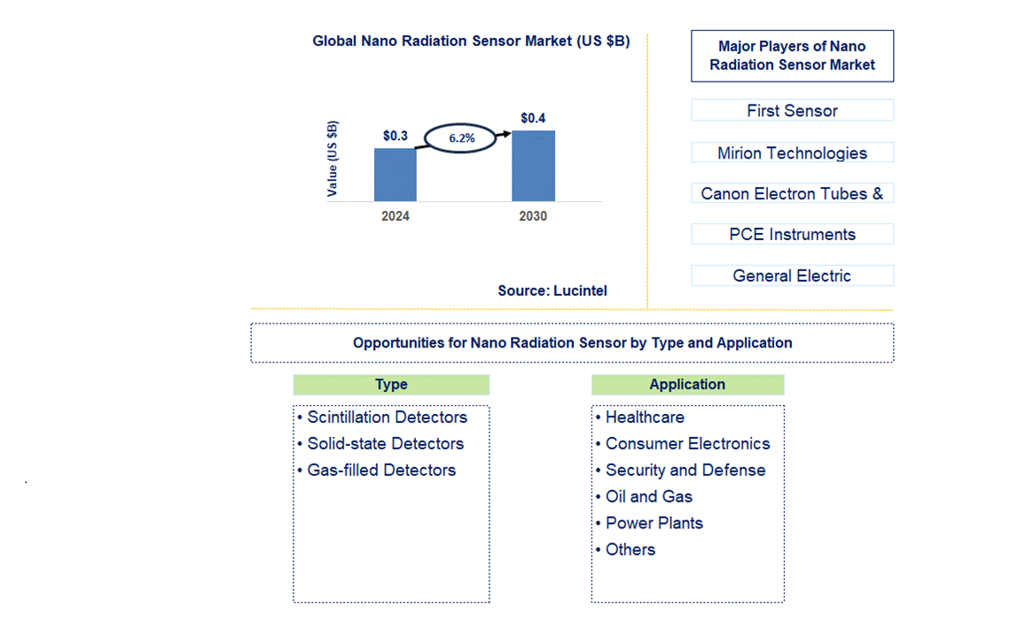 Nano Radiation Sensor Market Size, Share & Analysis to 2030