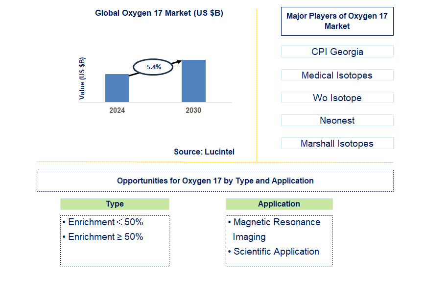 Oxygen 17 Market Report: Trends, Forecast and Competitive Analysis to 2030